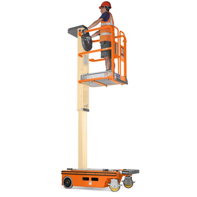 Alquiler Plataforma Elevadora Unipersonal Manual 4,2m 》Rentaire《